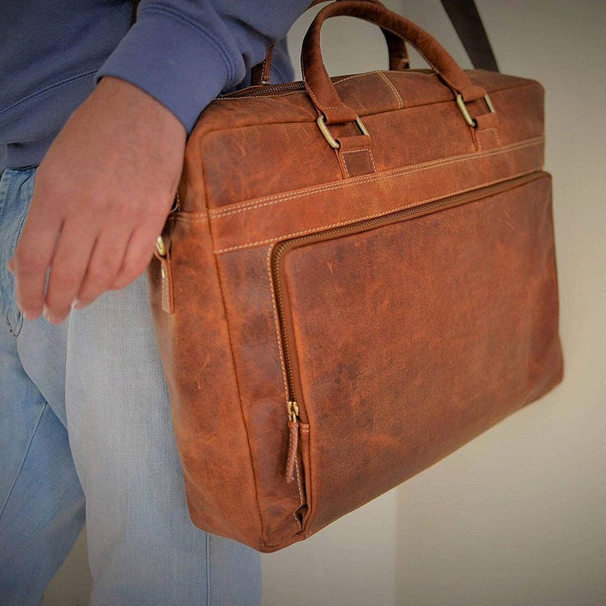 Buy Leather Laptop Bags Online — Classy Leather Bags