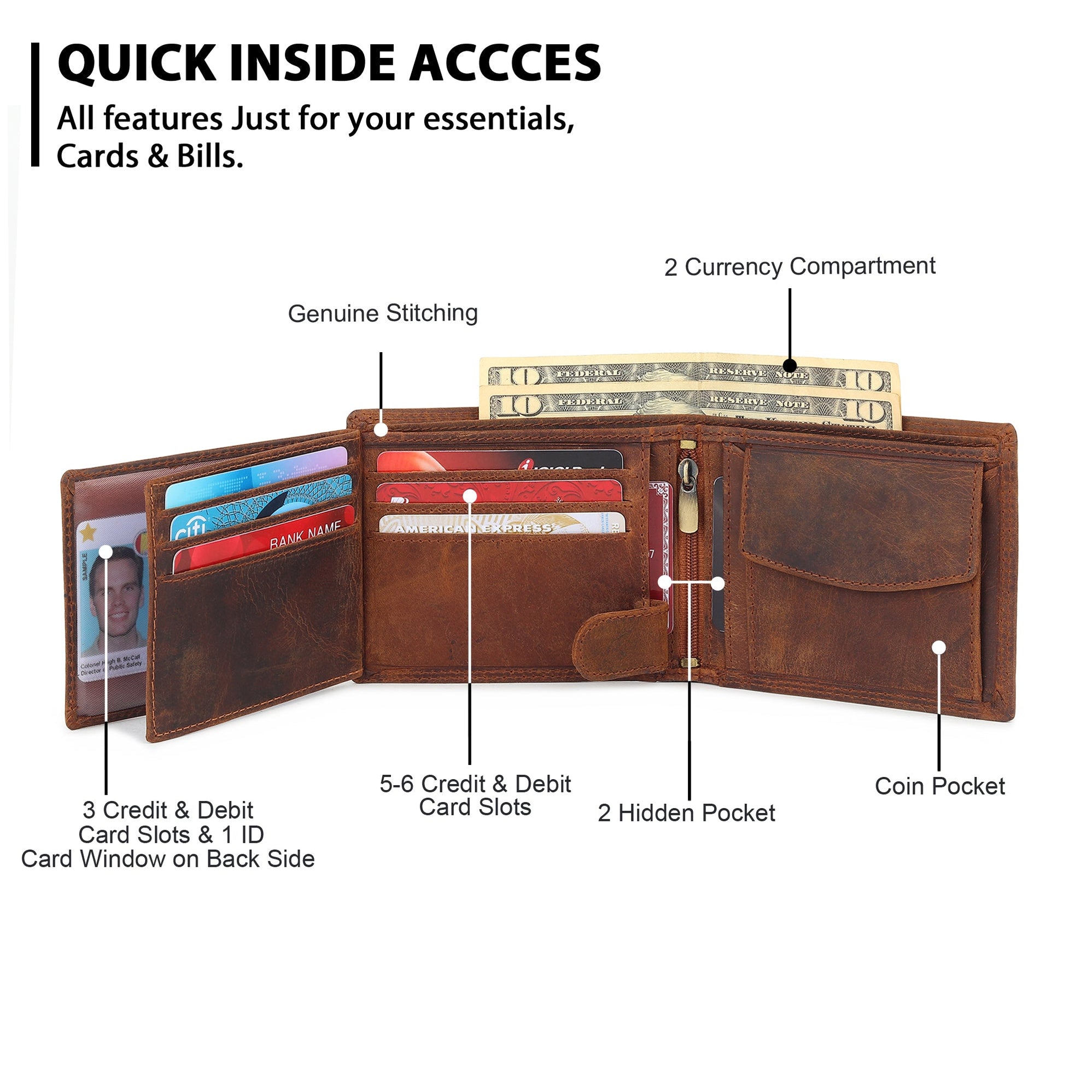 Buy Leather Wallets | ClassyLeatherBags — Classy Leather Bags