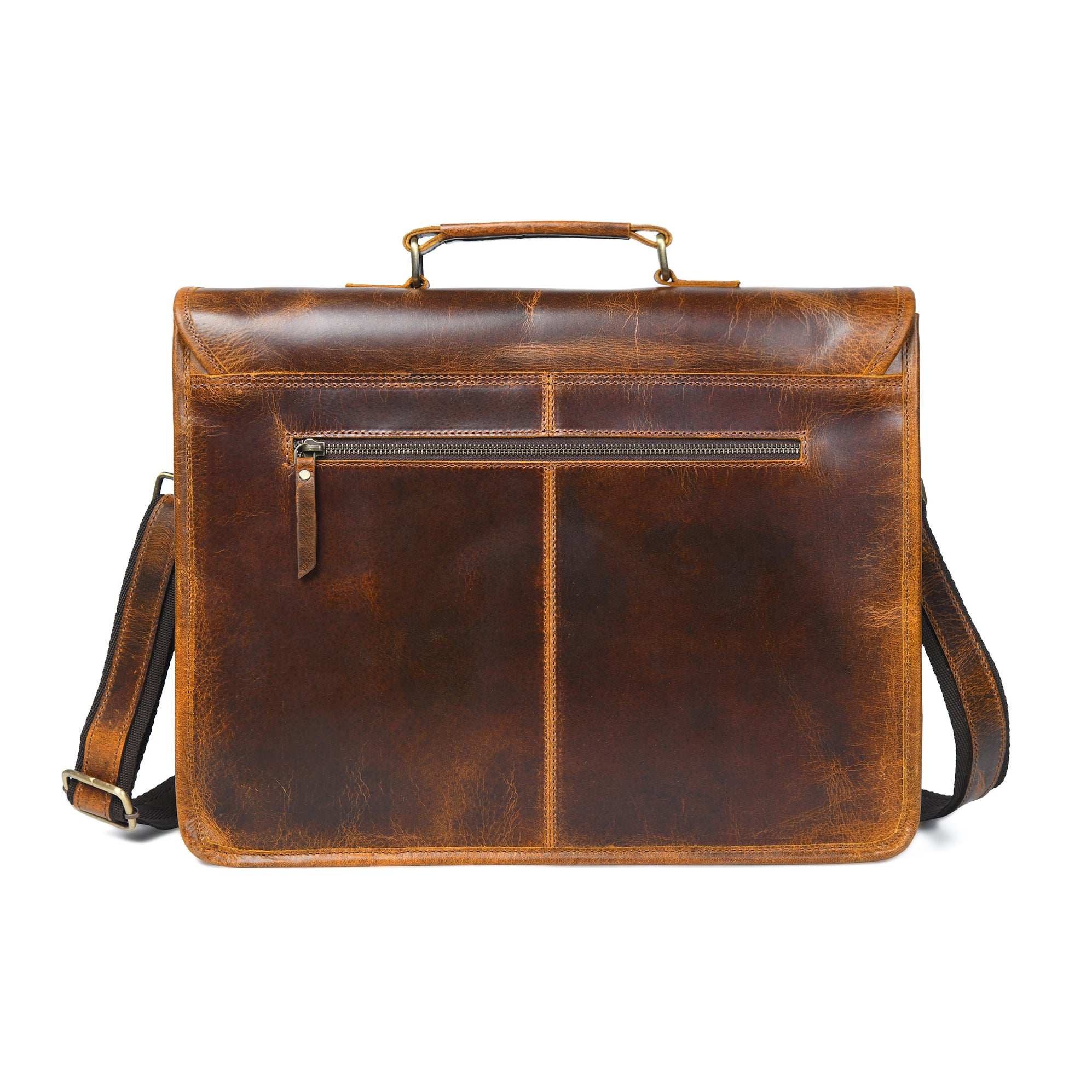 Buffalo Leather Executive Briefcase, Slim Leather Briefcase Bag ...