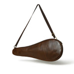 Leather Badminton Racket Cover Dark Brown Genuine Leather Case, Stylish ...