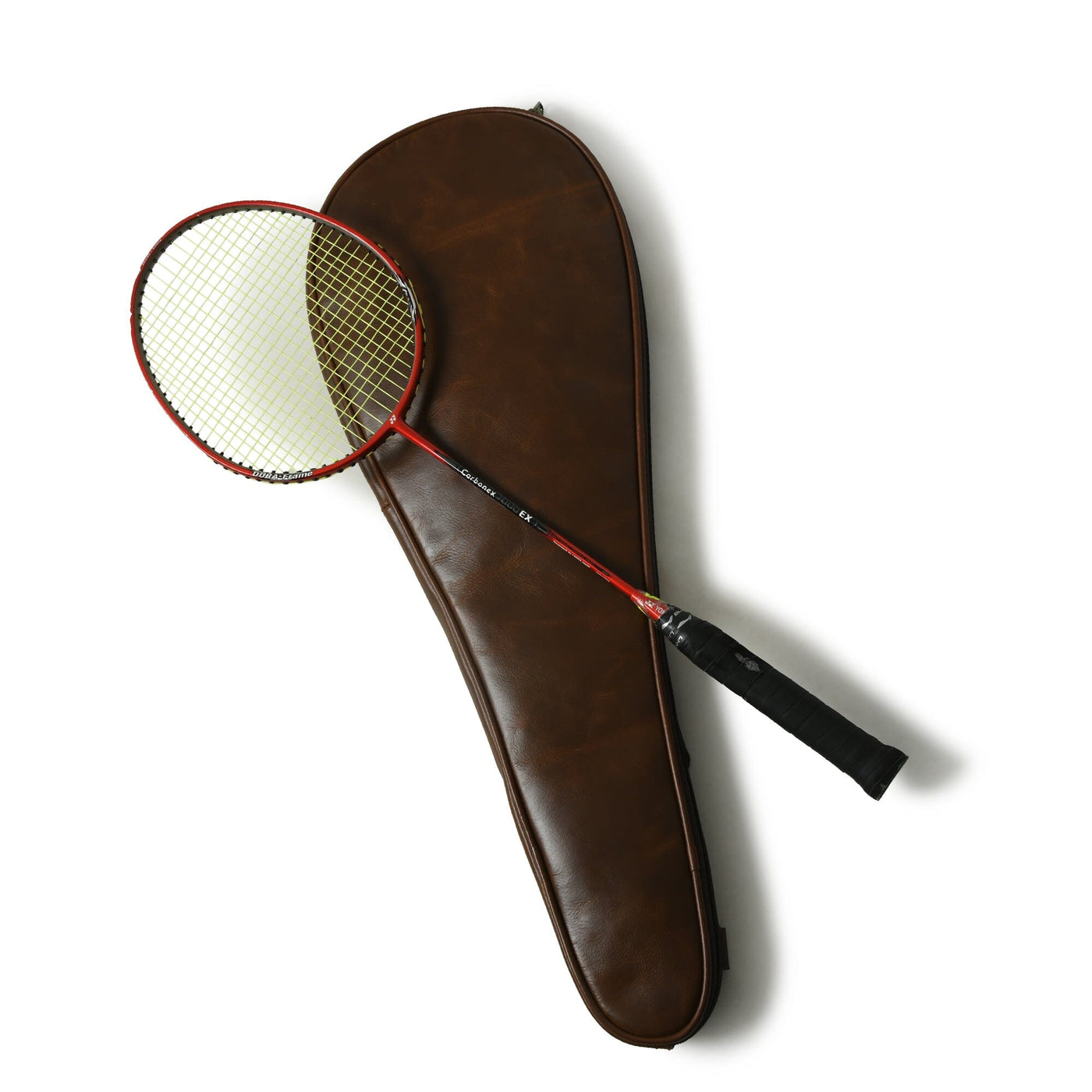 Leather Badminton Racket Cover Dark Brown Genuine Leather Case, Stylish ...