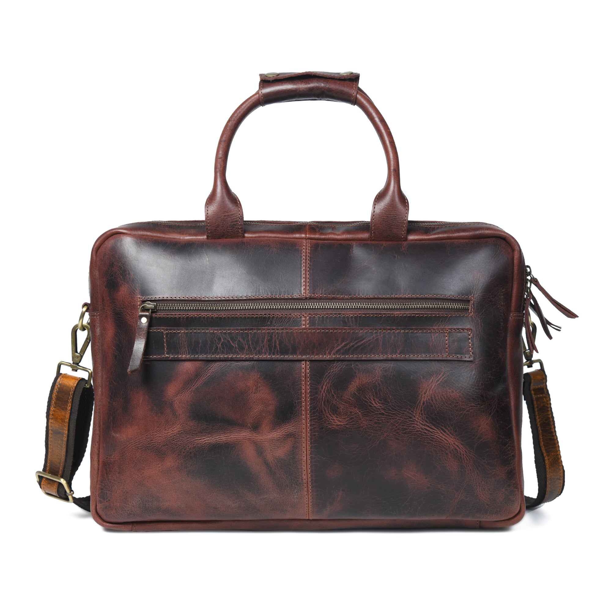 Buffalo Leather Pilot Bag – Vintage Flight Bag for Travel, Work & Carry ...