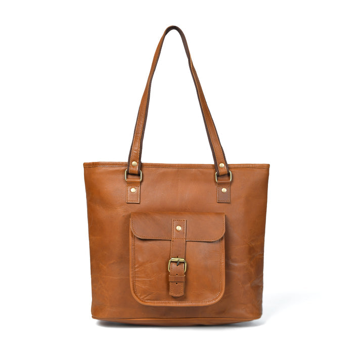 Leather Formal Tote Bag for Women – Large Shoulder Bag for Work ...