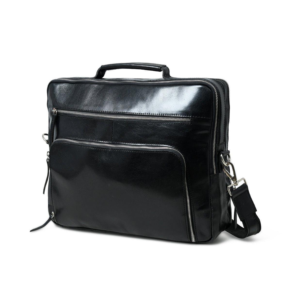 JetBlack Office Travel Briefcase — Classy Leather Bags