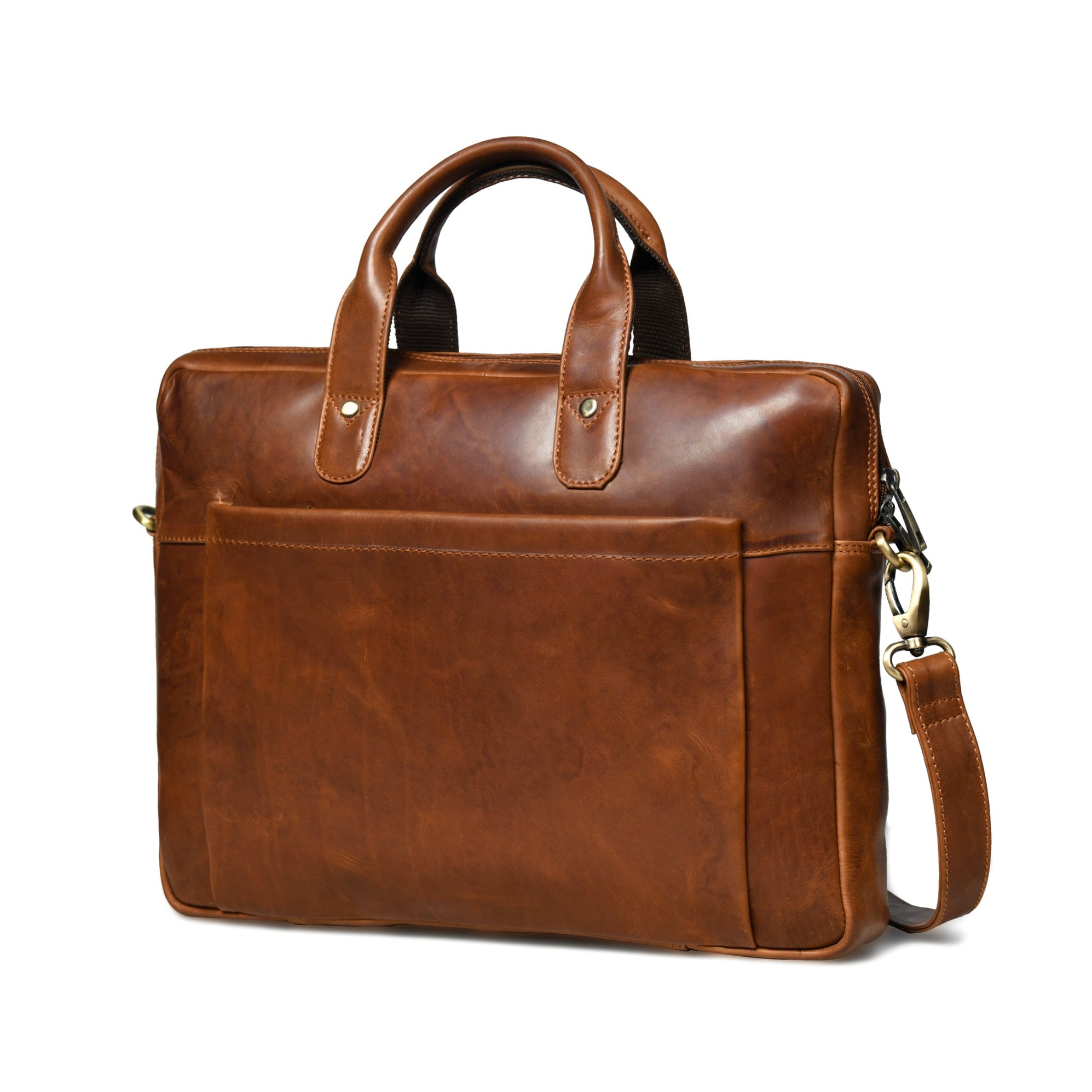 Denver Slim Laptop Briefcase — Classy Leather Bags