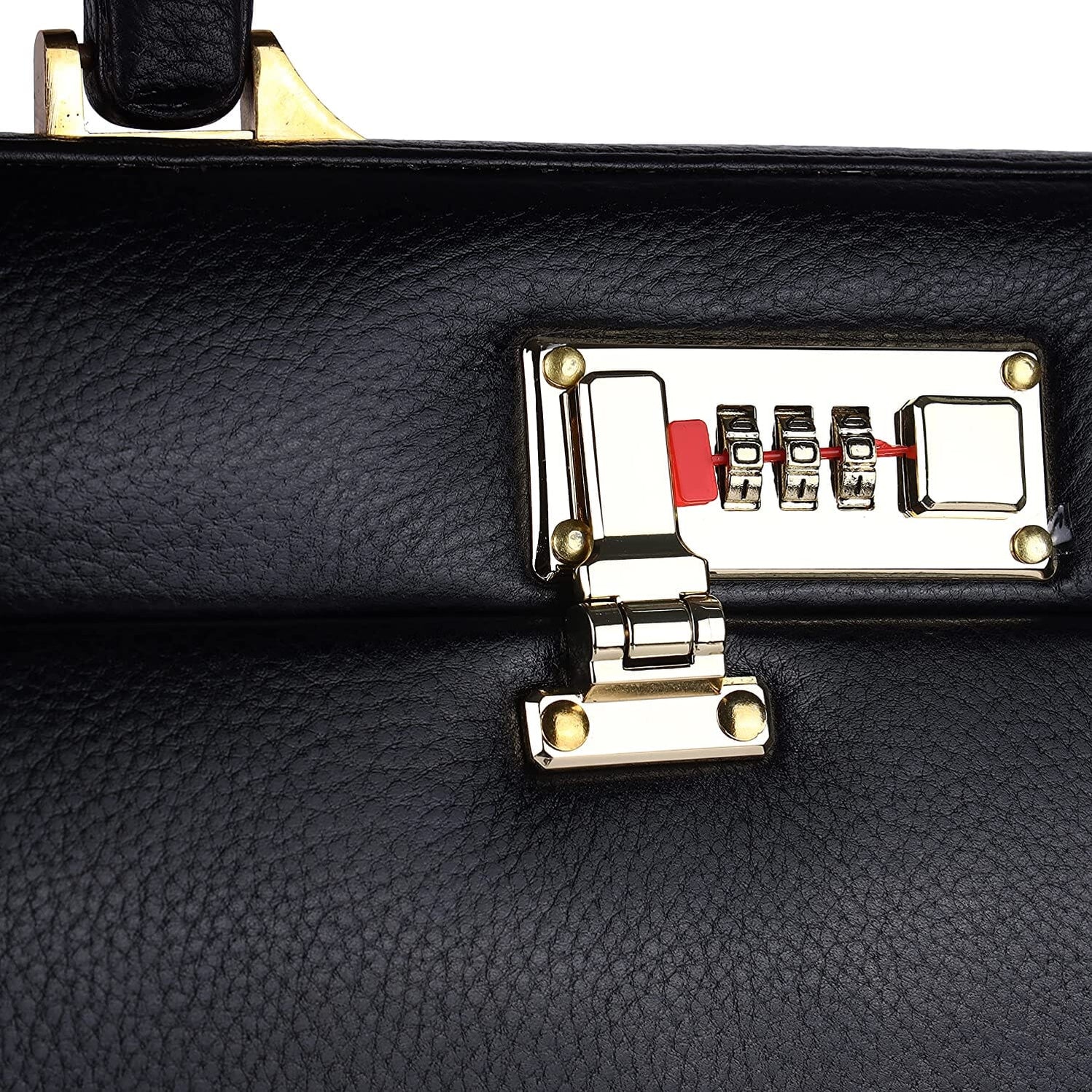 Black Office Suitcase Briefcase — Classy Leather Bags