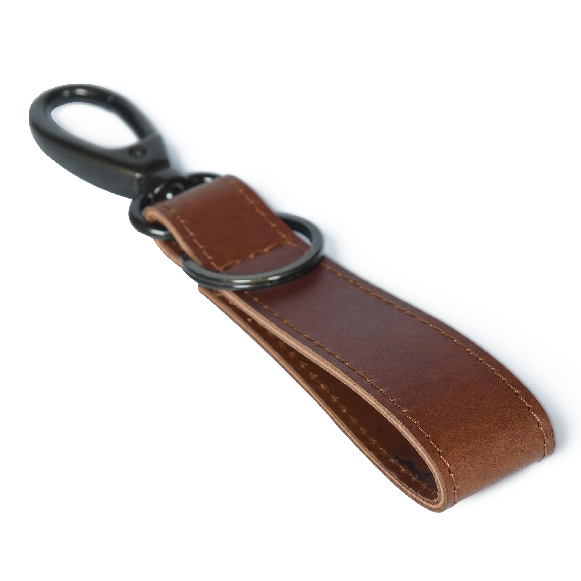 Everyday Leather Keychain Classic Genuine Leather Key Holder for Men ...