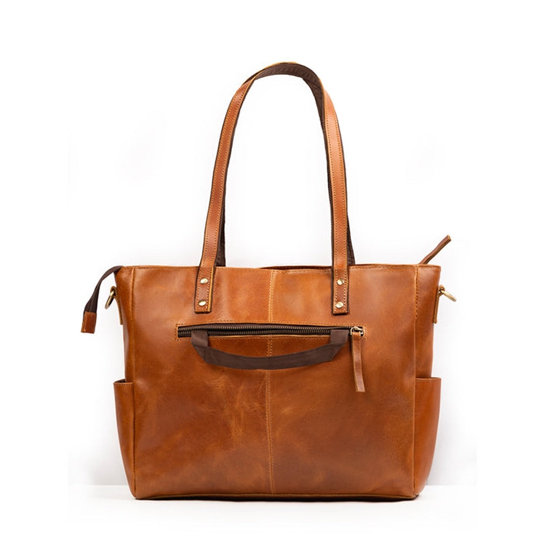 Luxury Kodiak Tote Bag Tan Genuine Leather, Spacious & Stylish Handbag ...