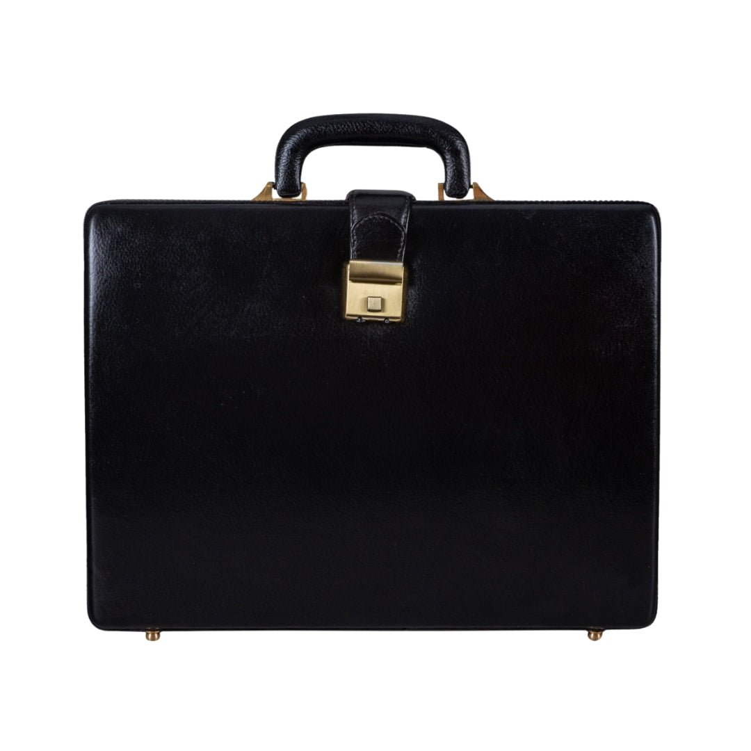 Attache Briefcase Premium Genuine Leather Business Case for Men ...