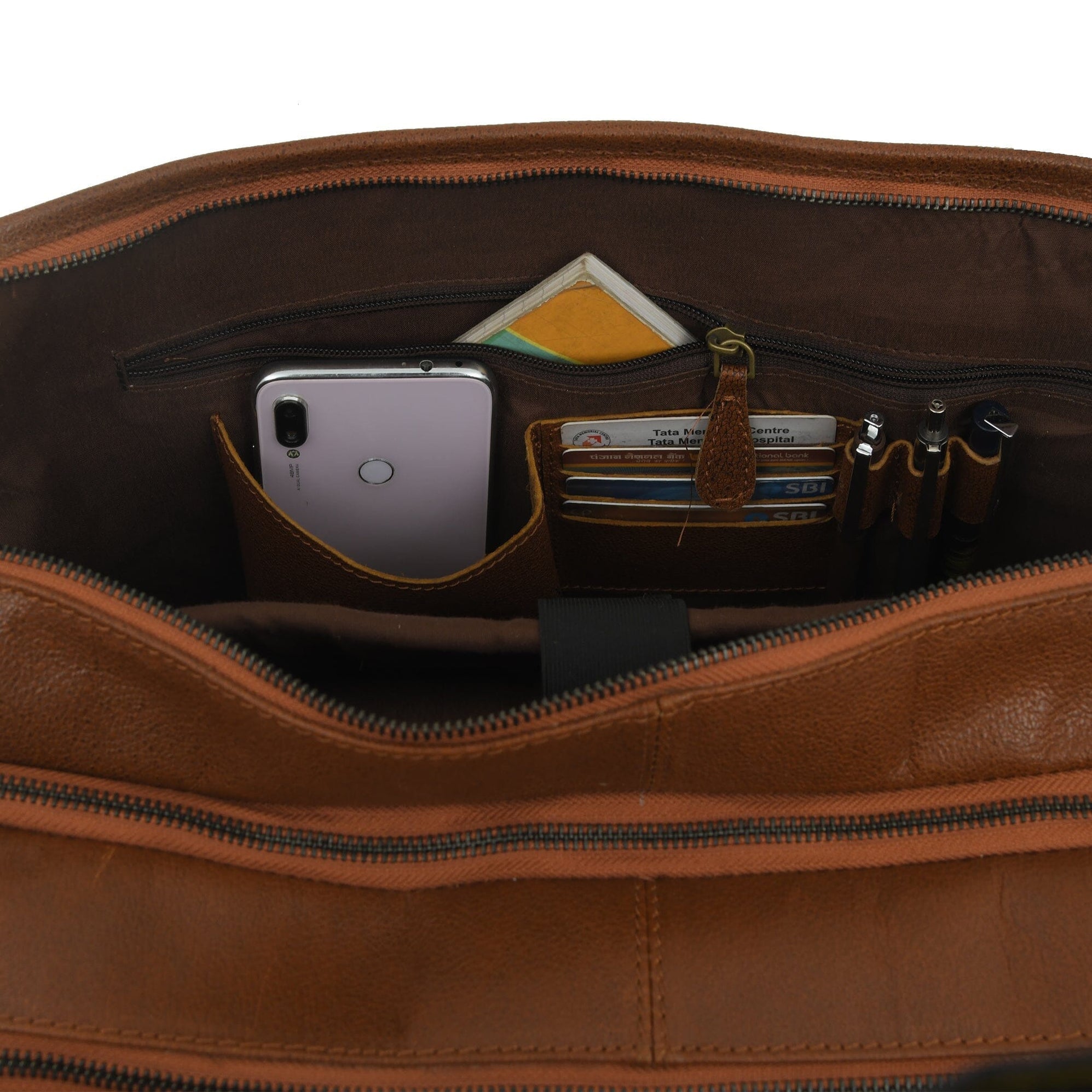 MaheTri Captain Leather Briefcase | Leather Briefcase For Men — Classy ...