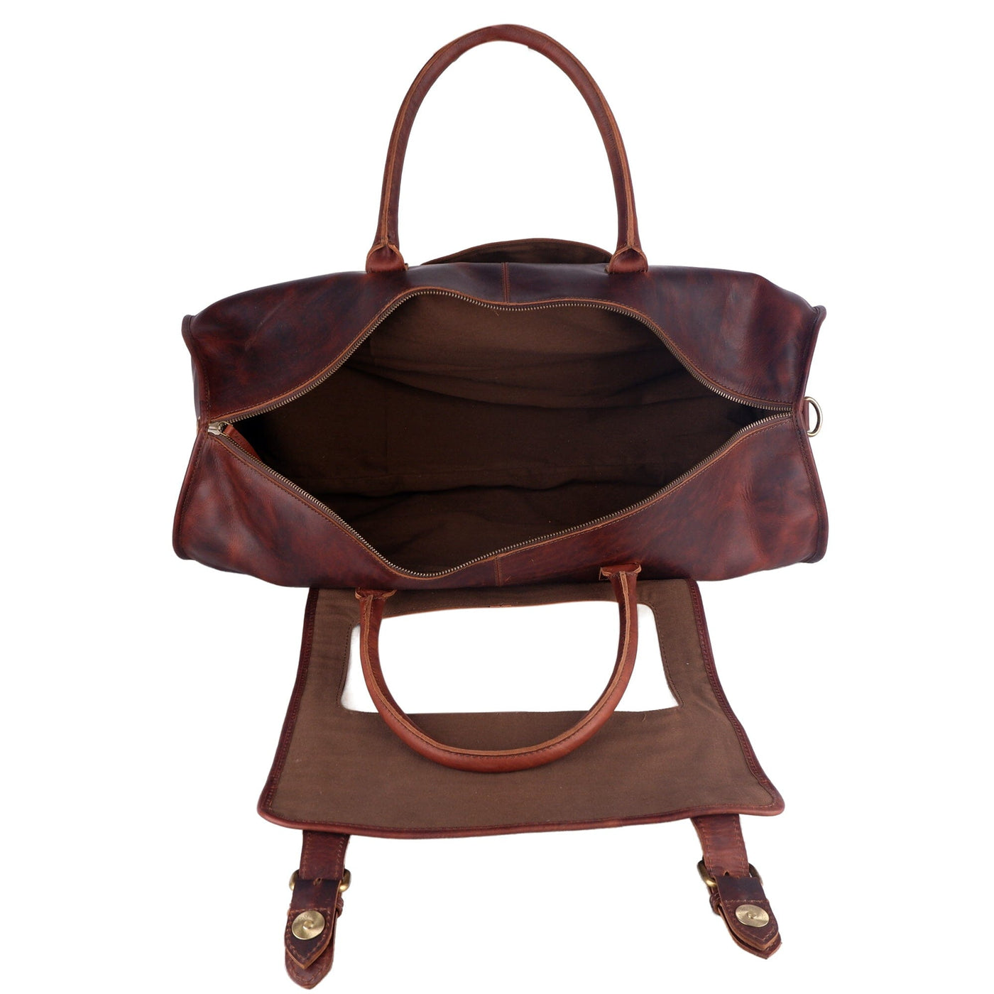 Piston Leather Duffle Bag | Leather Travel Duffle Bag | Classy Leather ...