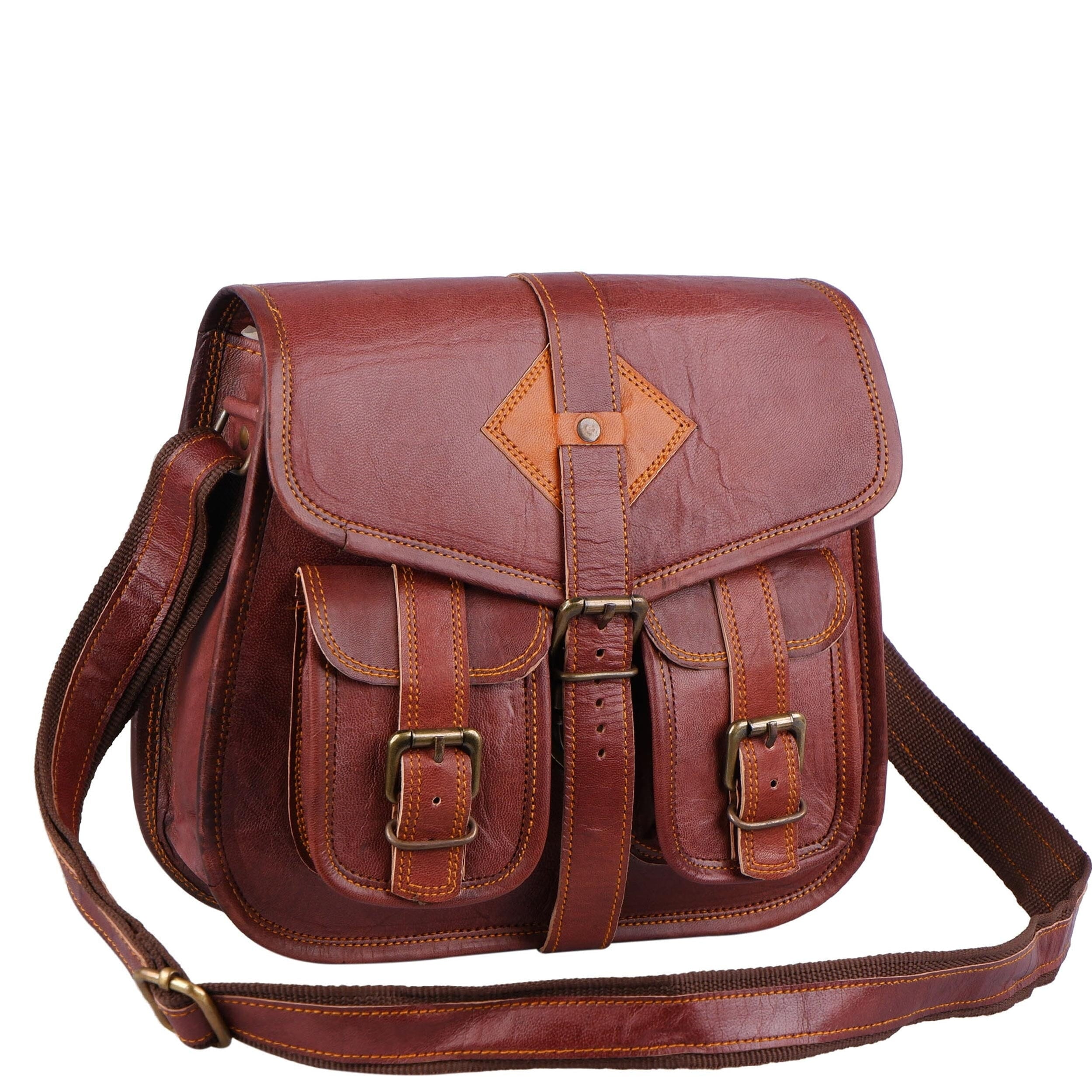 Randall Leather Crossbody Bag | Leather Crossover Purse For Women- CLB ...