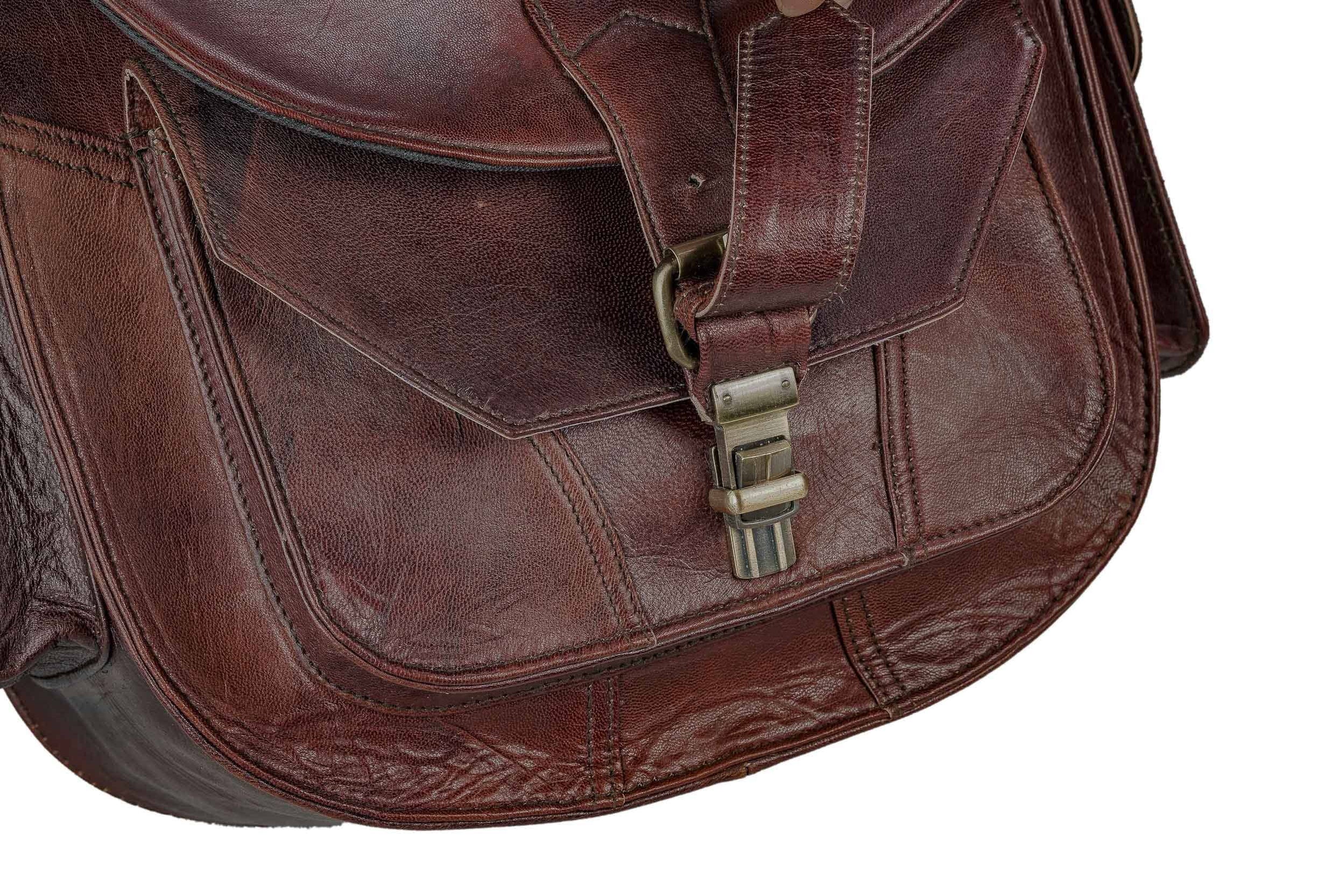 Halsman Leather Camera Satchel Bag | Genuine Leather Camera Bag ...
