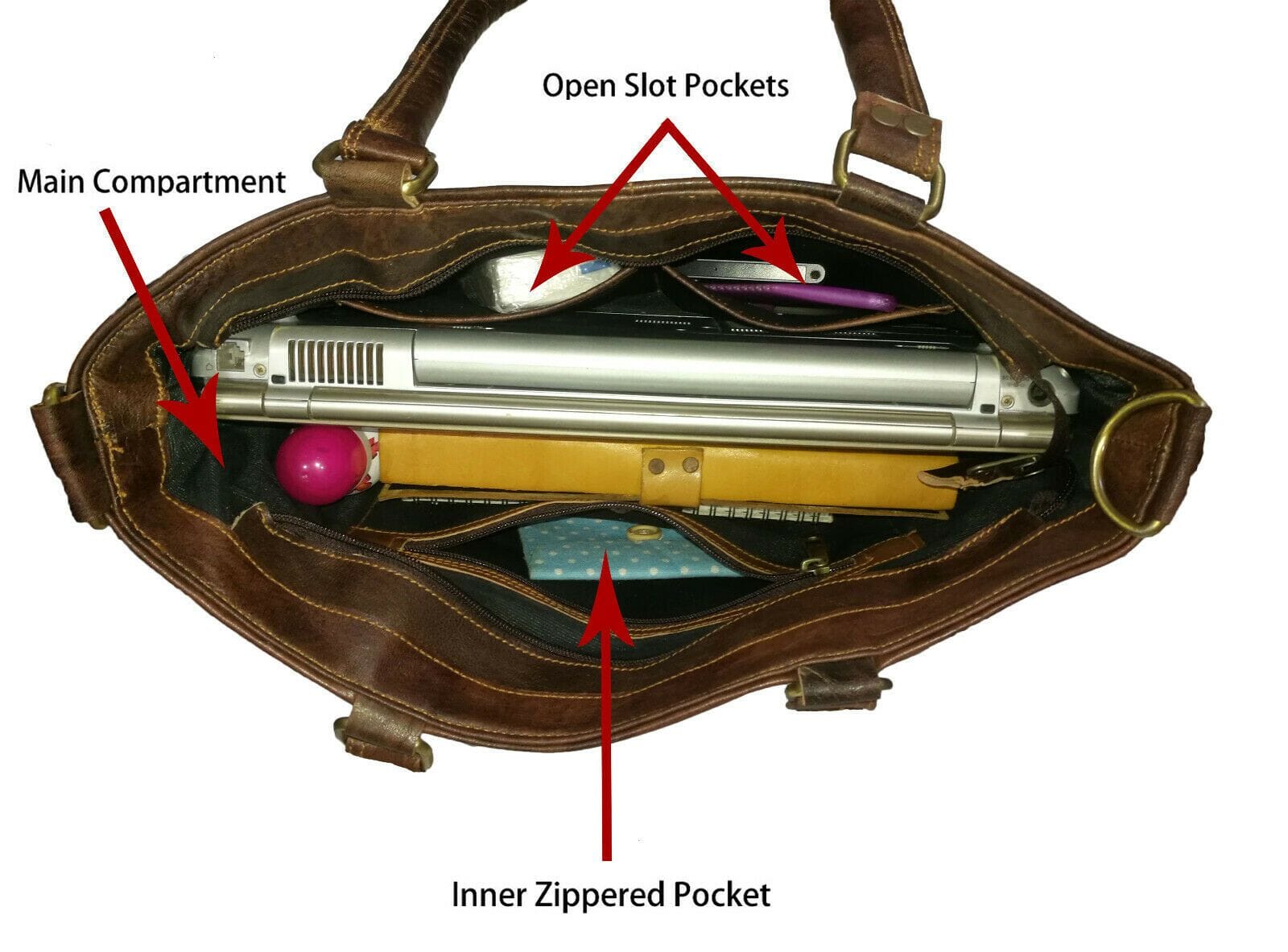 Astoria Handmade Leather Tote Bag | Women's Leather Shoulder Bag ...